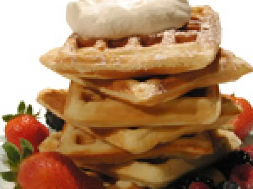 Belgian Waffles Recipe | Food Network