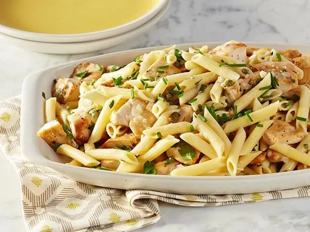 Chicken Piccata Pasta Toss Recipe | Rachael Ray | Food Network
