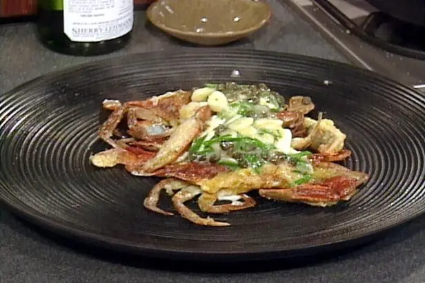 Sauteed Soft-shell Crabs with Garlic and Butter Recipe | Food Network