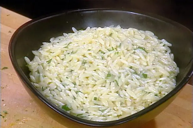 Orzo with Parsley and Lemon Zest Recipe | Rachael Ray | Food Network