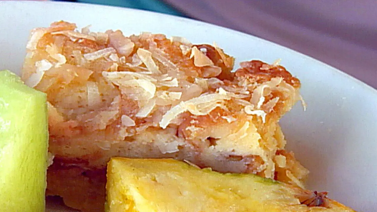 coconut bread pudding