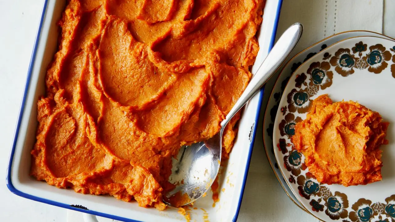 Smashed Sweet Potatoes Recipe | Ina Garten | Food Network