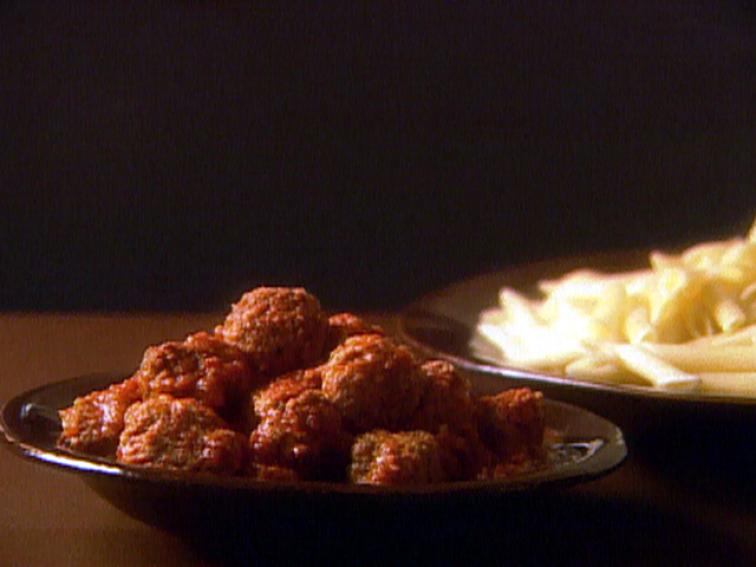 Penne with Turkey Meatballs Recipe | Giada De Laurentiis | Food Network