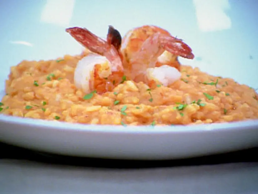 Shrimp and Tomato Risotto Recipe | Food Network