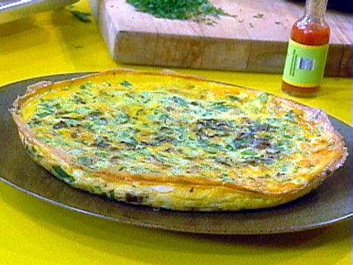 Wild Mushroom Frittata Recipe | Rachael Ray | Food Network