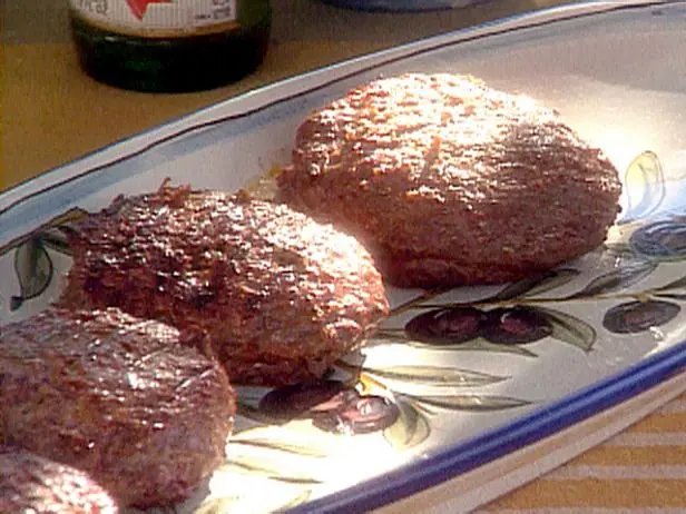 Roasted Garlic Burger Recipe | Michael Chiarello | Food Network