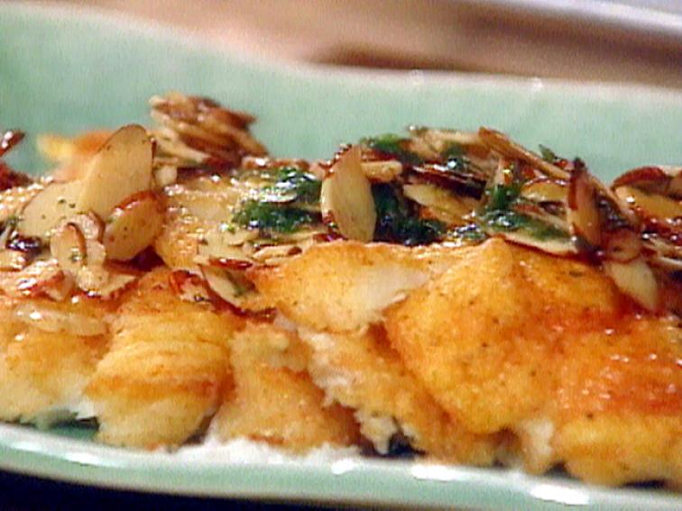 White Fish Fillets Amandine Recipe | Food Network