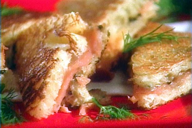 Smoked Salmon and Caviar Panini Recipe | Food Network