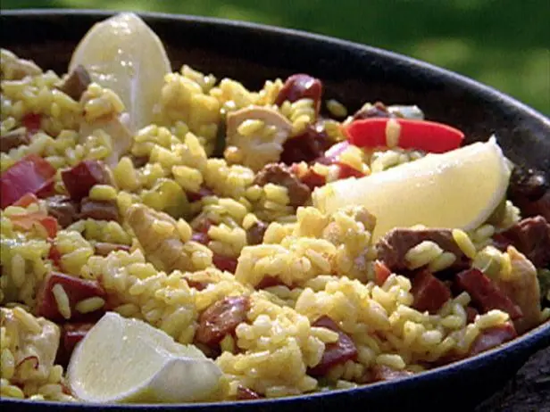 Spanish Paella with Carnaroli Rice Recipe | Food Network