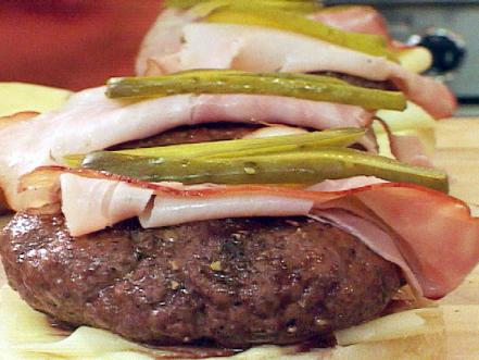 Cuban-style Burgers on the Grill Recipe | Bobby Flay | Food Network