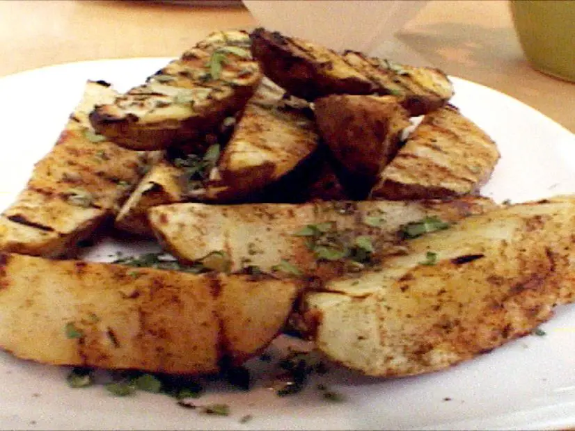Seasoned Grilled Fries Recipe | Bobby Flay | Food Network