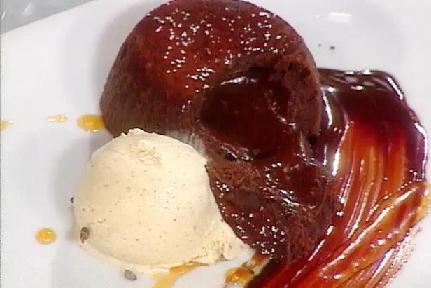 Molten Chocolate Oooozy Cake Recipe | Food Network