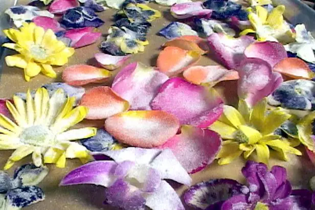 Crystallized Flowers Recipe | Tyler Florence | Food Network
