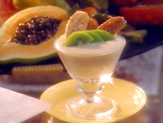 Tequila Granita with Lychee and Yuzu Cream Recipe | Food Network