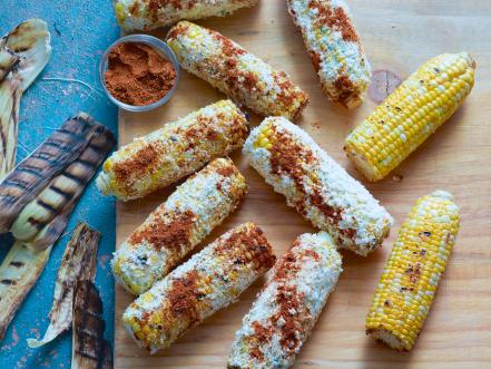 Grilled Corn on the Cob with Lime Butter Recipe | Tyler Florence | Food ...