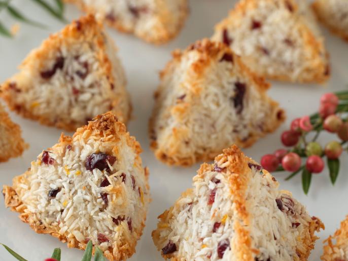 Coconut-Cranberry Macaroon Recipe | Food Network Kitchen | Food Network