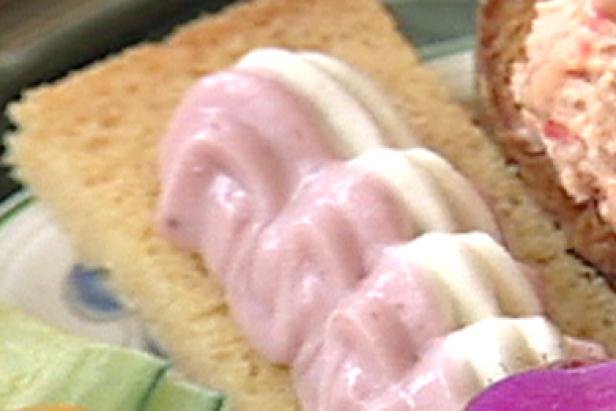 Open Faced Raspberry Cream Sandwich Recipe | Food Network