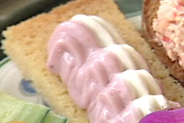 Open Faced Raspberry Cream Sandwich Recipe | Food Network