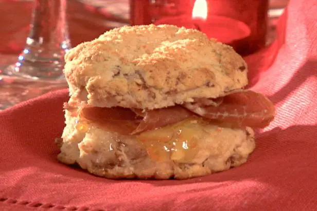 Prosciutto Parmesan Biscuits Recipe | Sandra Lee | Food Network