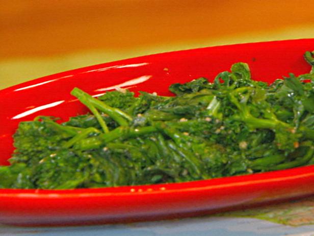 Sauteed Broccoli Rabe Recipe | Robin Miller | Food Network