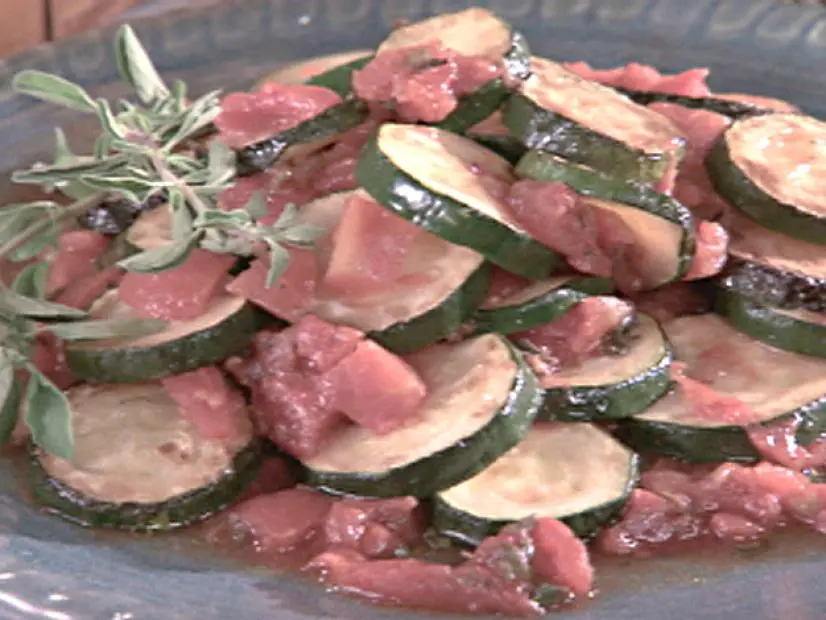 Zucchini Oreganata Recipe | Sandra Lee | Food Network