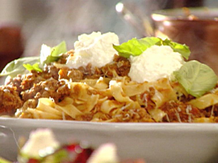 Tagliatelle Bolognese Recipe | Tyler Florence | Food Network