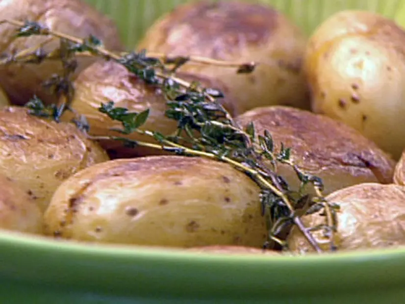 Cracked Potatoes Recipe | Amy Finley | Food Network