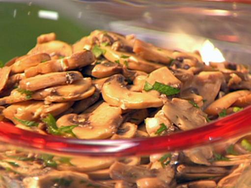 Mushroom Salad in Garlic and Parsley Vinaigrette Recipe | Amy Finley ...
