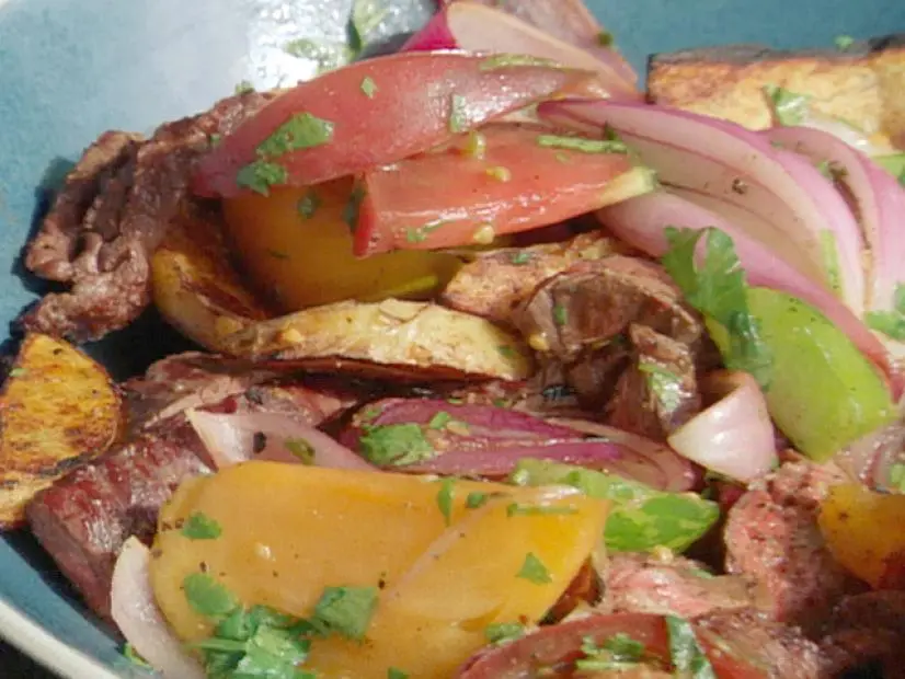 Grilled Lomo Saltado Recipe | Food Network