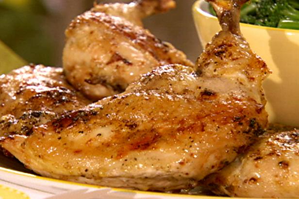Lemon-Herb Butter-Basted Chicken Recipe | Sandra Lee | Food Network