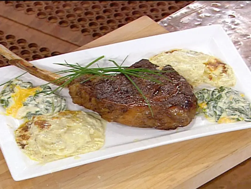 Roasted Bone-in Rib-Eye for Two Recipe | Food Network