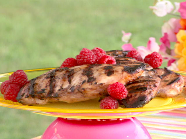 Grilled Raspberry Chicken Recipe - Chef's Resource Recipes