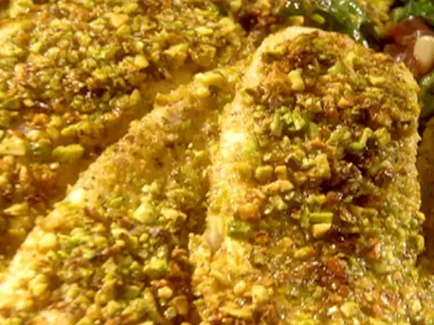 Pistachio-Crusted Tilapia with Chard, Flash-Fried Prosciutto ...