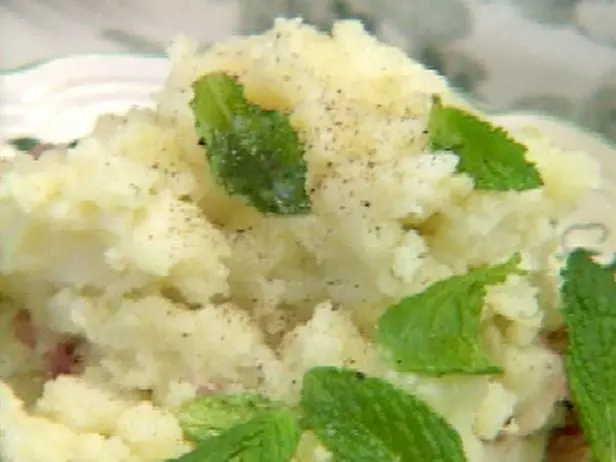 Mashed New Potatoes with Fresh Mint Recipe | Tyler Florence | Food Network