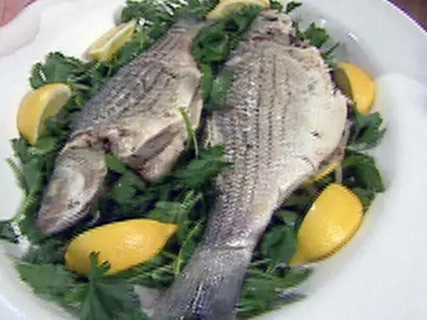 Whole Striped Bass Recipe | Alton Brown | Food Network