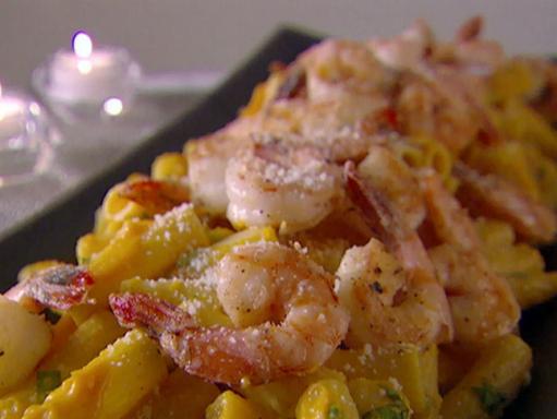 Rigatoni with Squash and Prawns Recipe | Giada De Laurentiis | Food Network