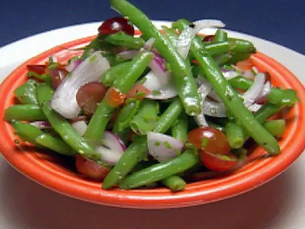 Red Grape Haricot Salad with Mustard Dressing Recipe | Robert Irvine ...