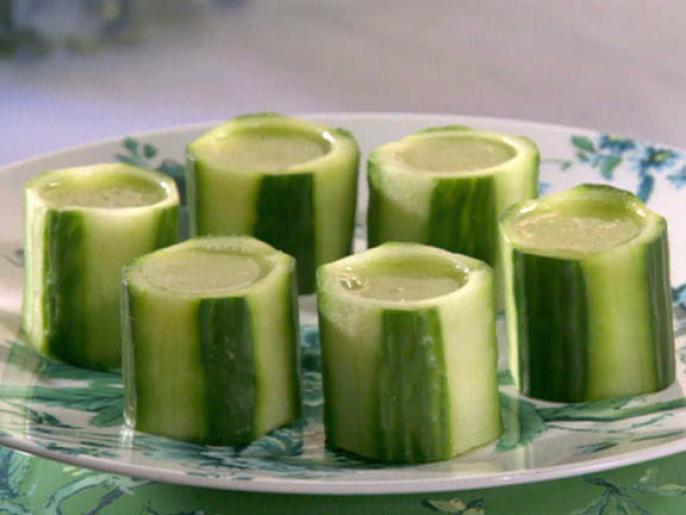 Cucumber Sake Shots Recipe | Sandra Lee | Food Network