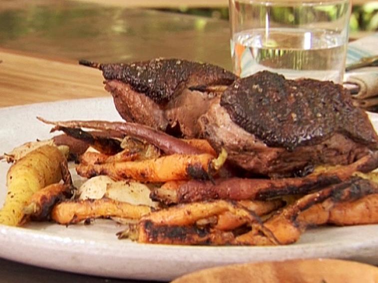 Goat Cheese, Cherry, and Walnut Stuffed Duck Breast with a Champagne ...