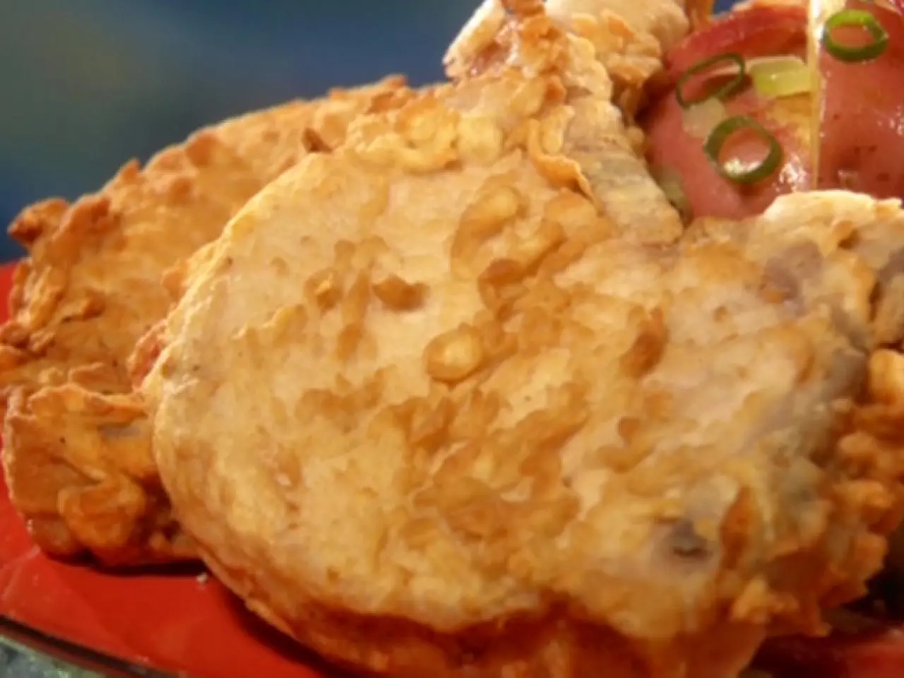 how long to cook pork chops in deep fryer