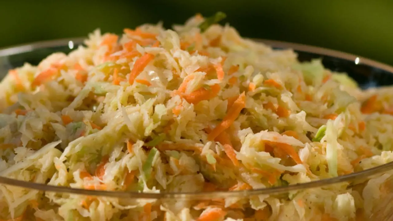 Sweet and Spicy Coleslaw Recipe | The Neelys | Food Network