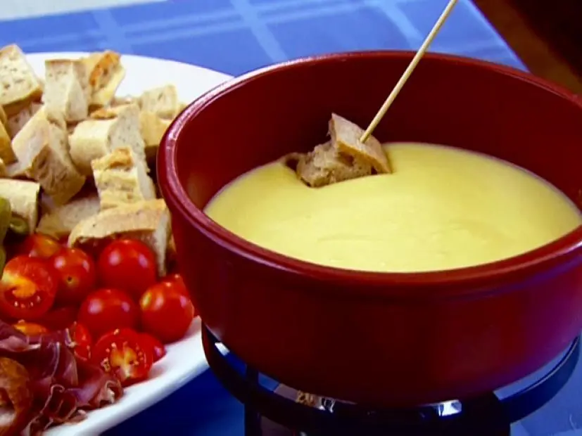 Rolfs Original Swiss Cheese Fondue Recipe | Danny Boome | Food Network