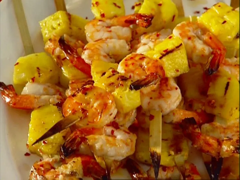 Chili Prawn Skewers Recipe | Danny Boome | Food Network