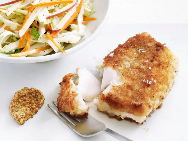 Pan-Fried Cod with Slaw Recipe | Food Network Kitchen | Food Network