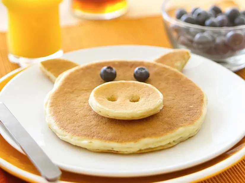 Piggy Pancakes Recipe | Food Network