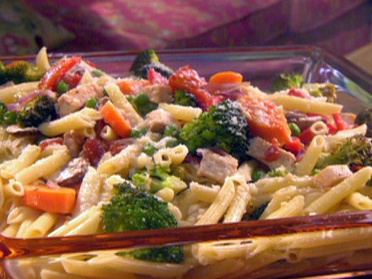 Personal Penne Primavera Recipe | Robin Miller | Food Network