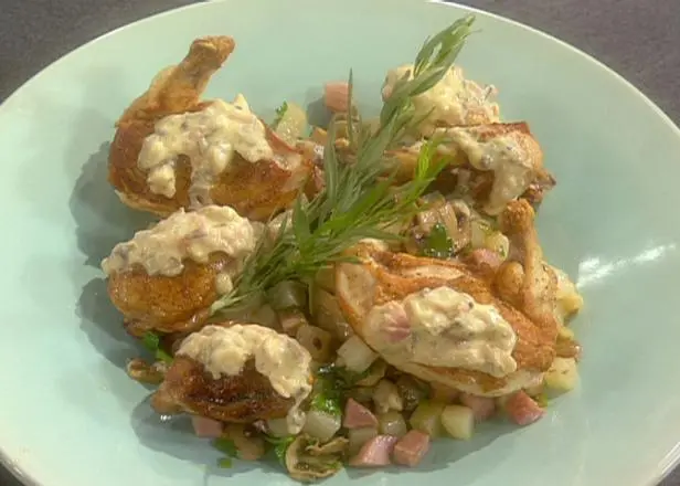 Chicken Pontalba Recipe | Food Network