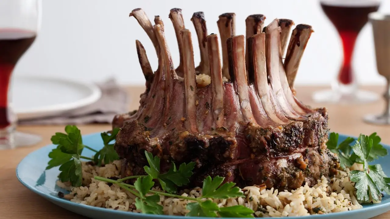 Crown Roast of Lamb Recipe | Alton Brown | Food Network