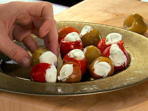 Stuffed Peppadew Peppers Recipe | Sandra Lee | Food Network