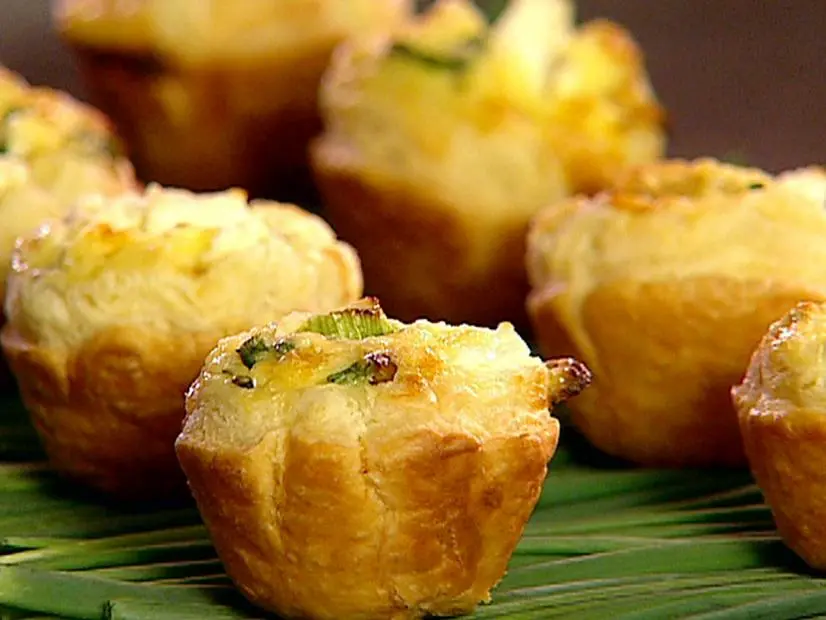 Onion and Goat Cheese Tartlets Recipe | Danny Boome | Food Network